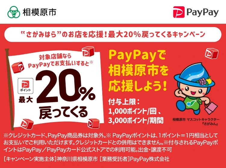 PayPay 20% | 相模原 そばや 池乃家